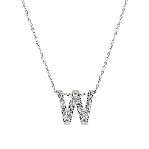 Initial W Diamond Pendant – Goldenage International - World Famous Findings