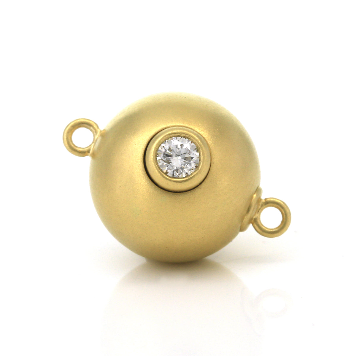 D2510 Diamond Push Button Ball Clasp – Goldenage International - World ...