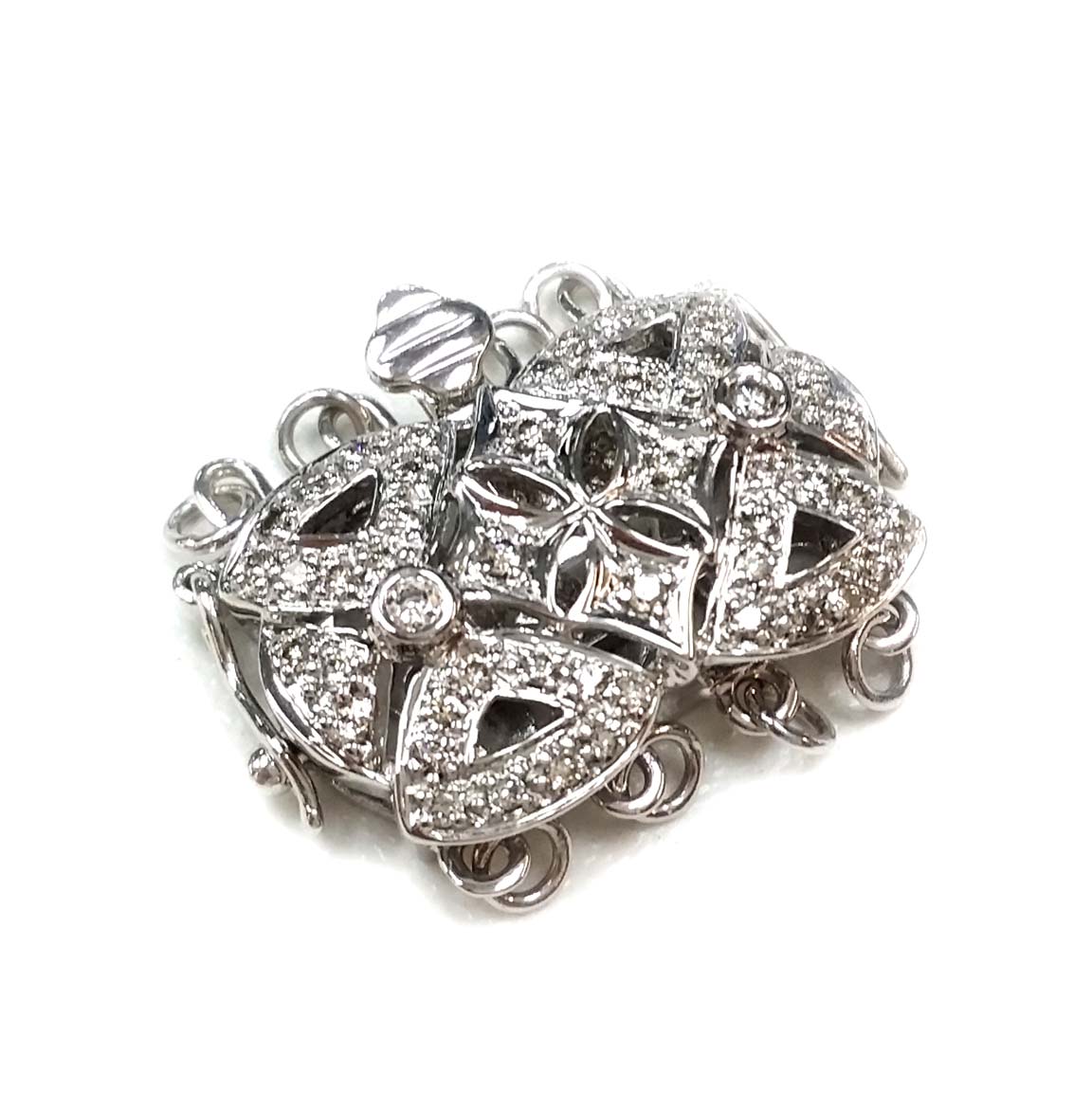 D1523 Diamond Multi 4 Row Clasp – Goldenage International - World ...